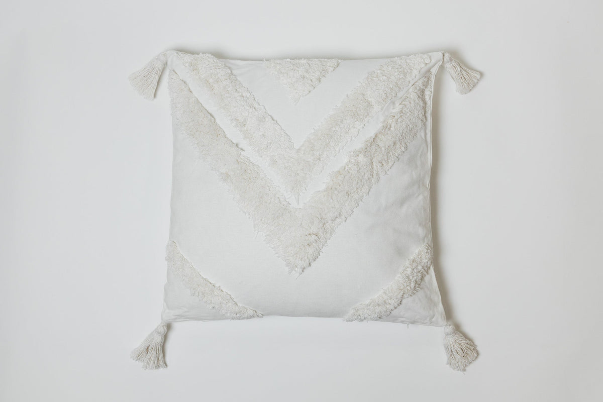 Triangle Cream Pillow - Brodé Collection– Casa Febus — Home • Design